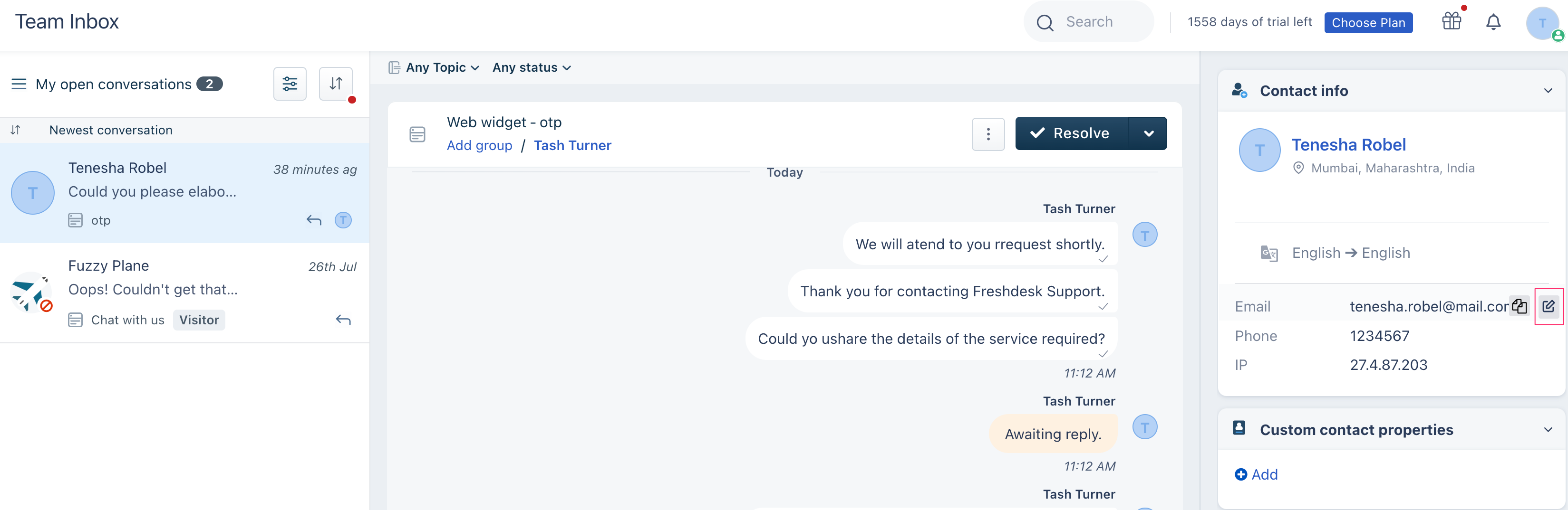 Freshworks Developer Docs | Use interface methods